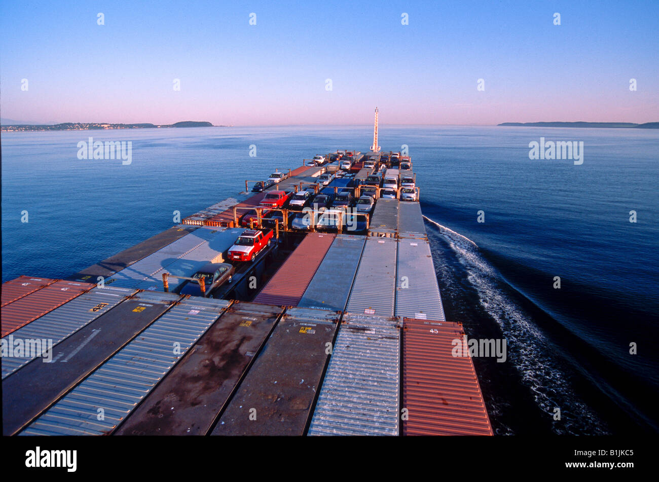 Cargo Ships Puget Sound High Resolution Stock Photography and Images ...