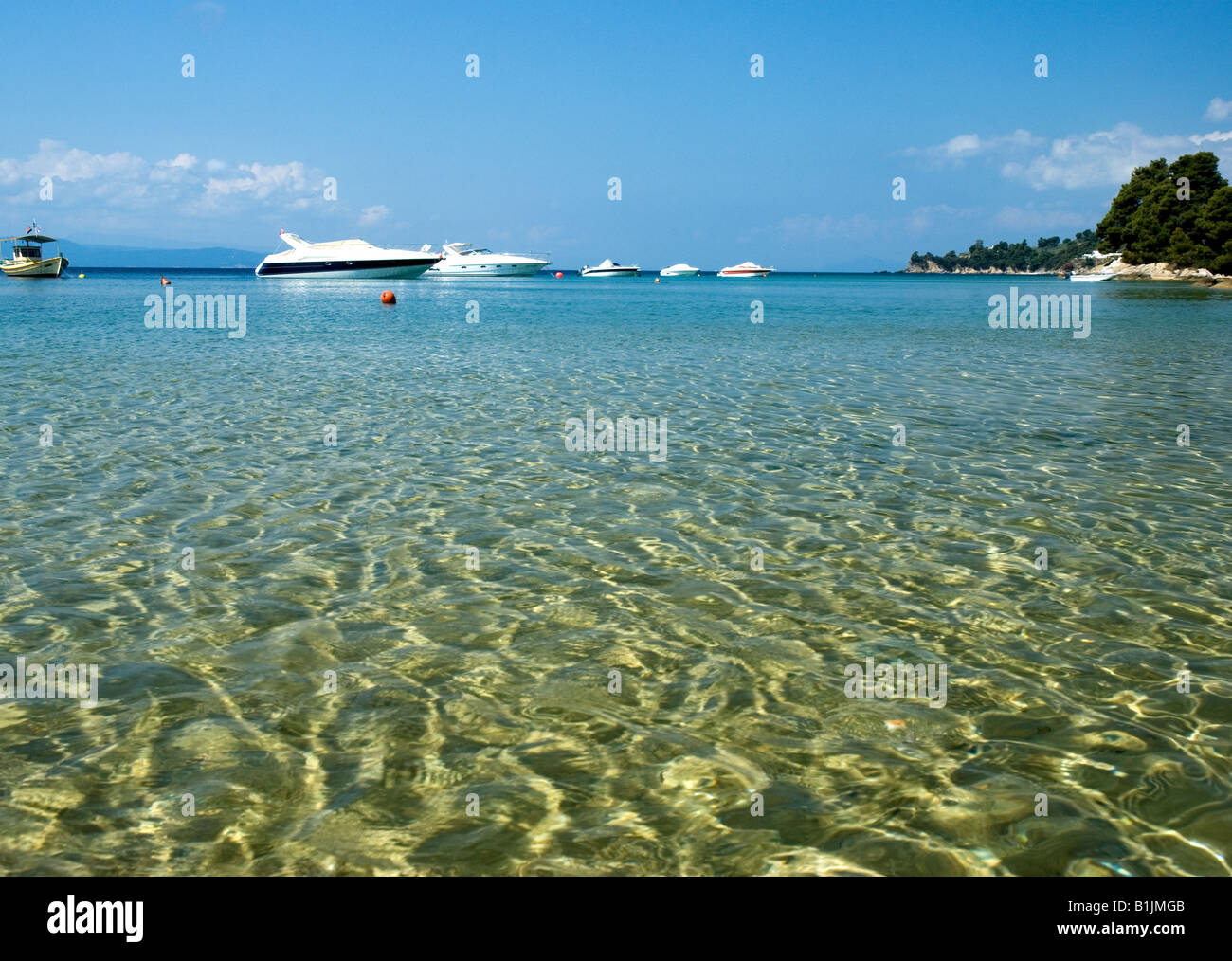 Kolios Bay Skiathos Greece Stock Photo - Alamy