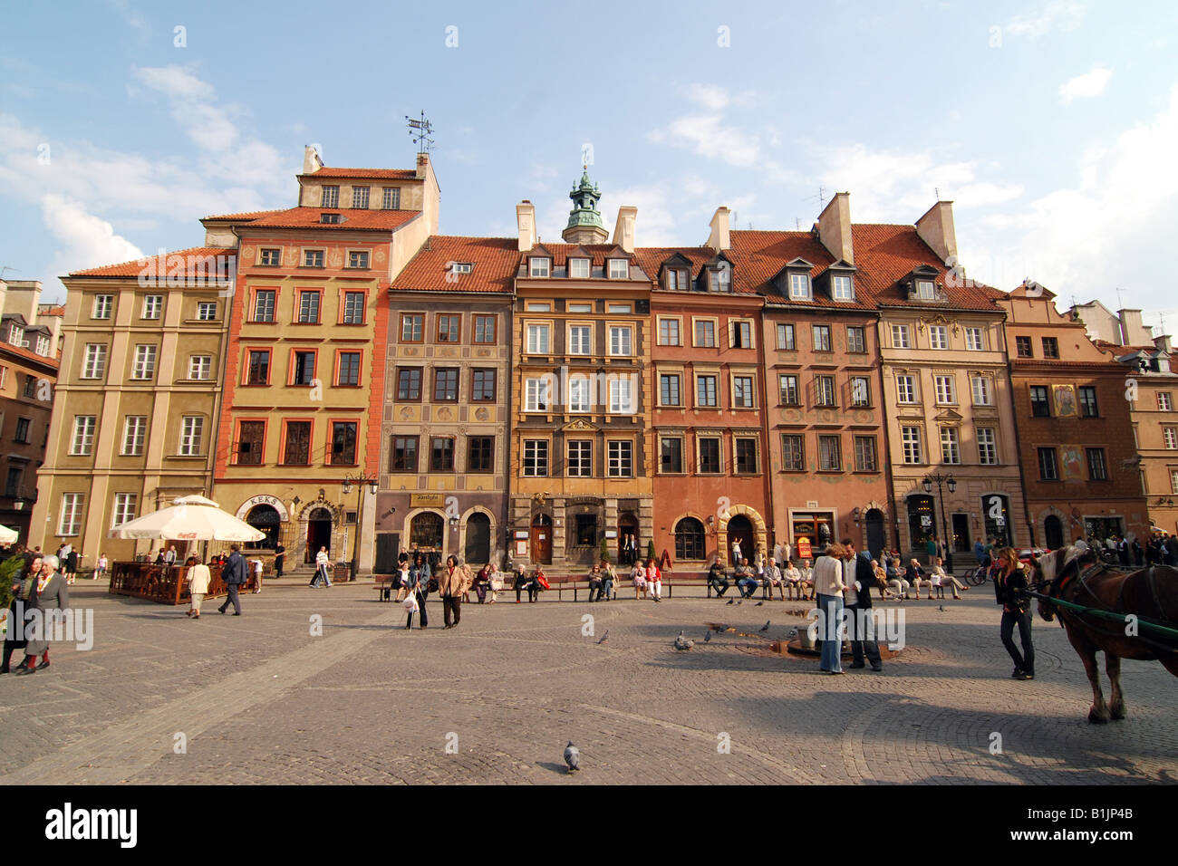 Old Town square in Warsaw, Poland Stock Photo - Alamy