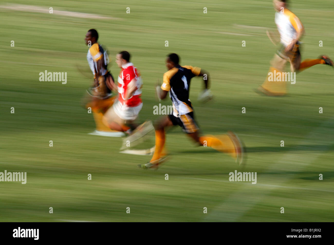 Dynamic rugby sevens action hi-res stock photography and images - Alamy