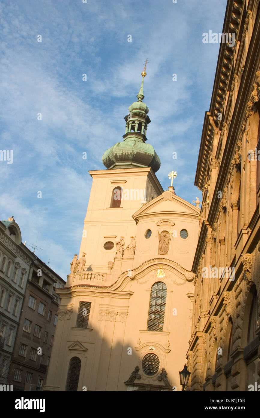 Church in central Prague, Czech Republic Stock Photo - Alamy