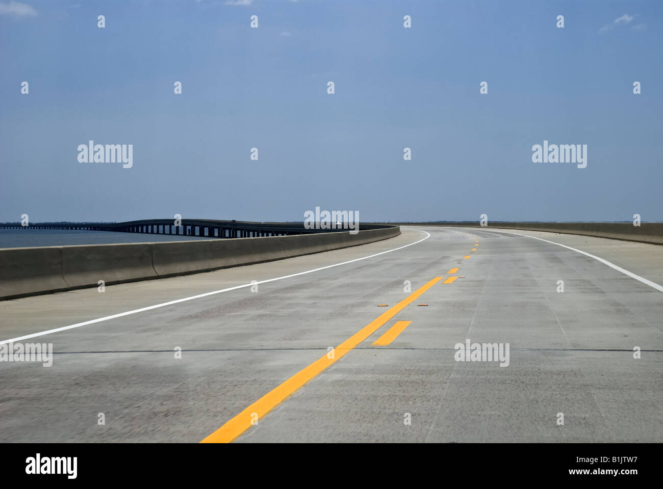 bridge over Apalachicola Bay to St George Island along North Florida s ...