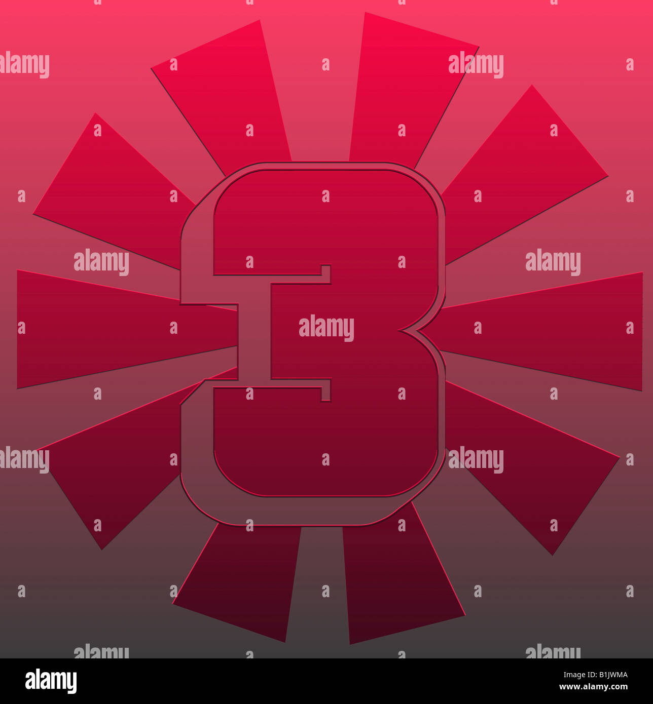 1 three 3 hi-res stock photography and images - Alamy