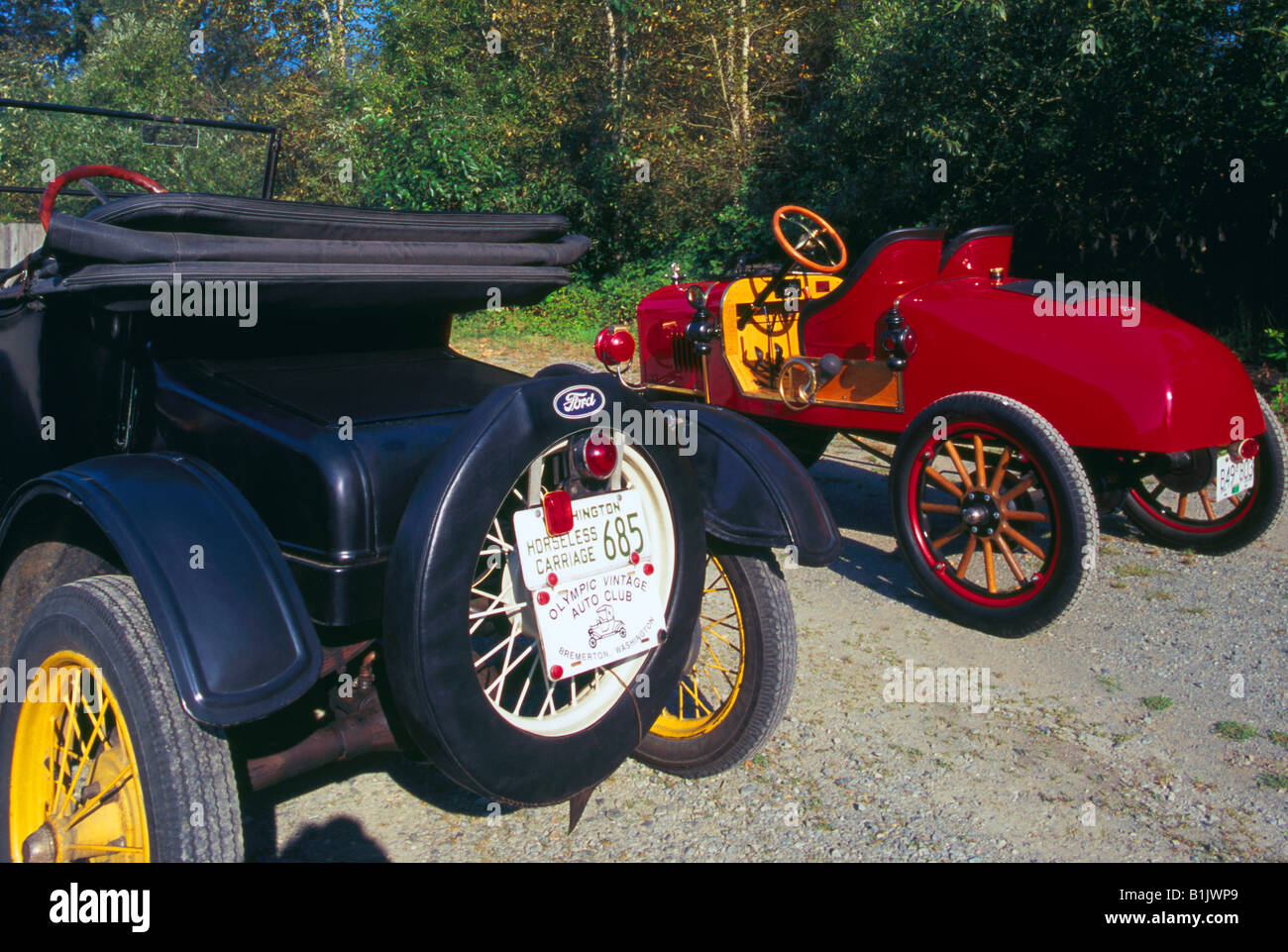 Vintage Ford Model T Cars at a Model T Meet and Rally Stock Photo - Alamy