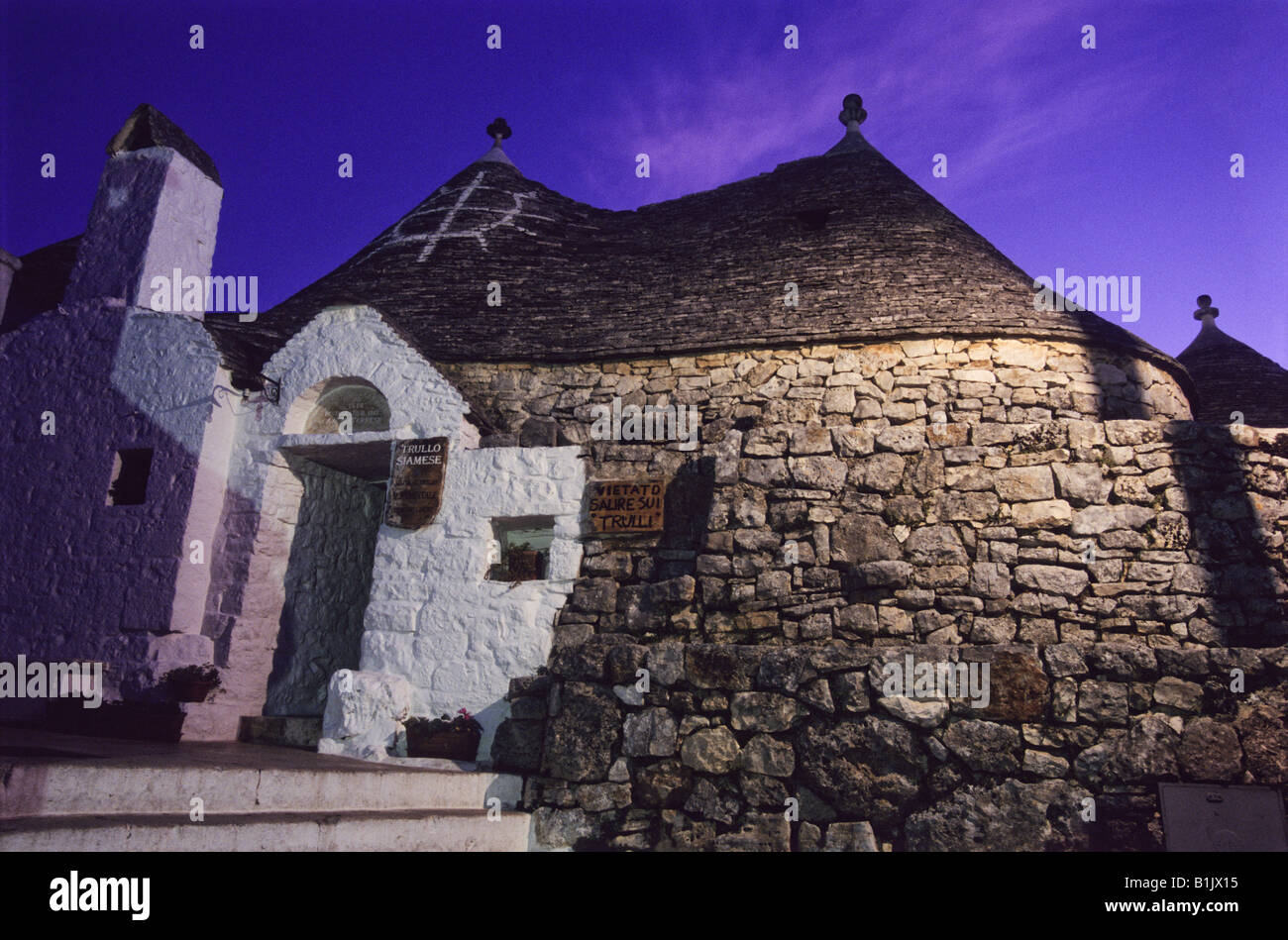 trullo siamese, alberobello, province of bari, puglia, italy Stock ...
