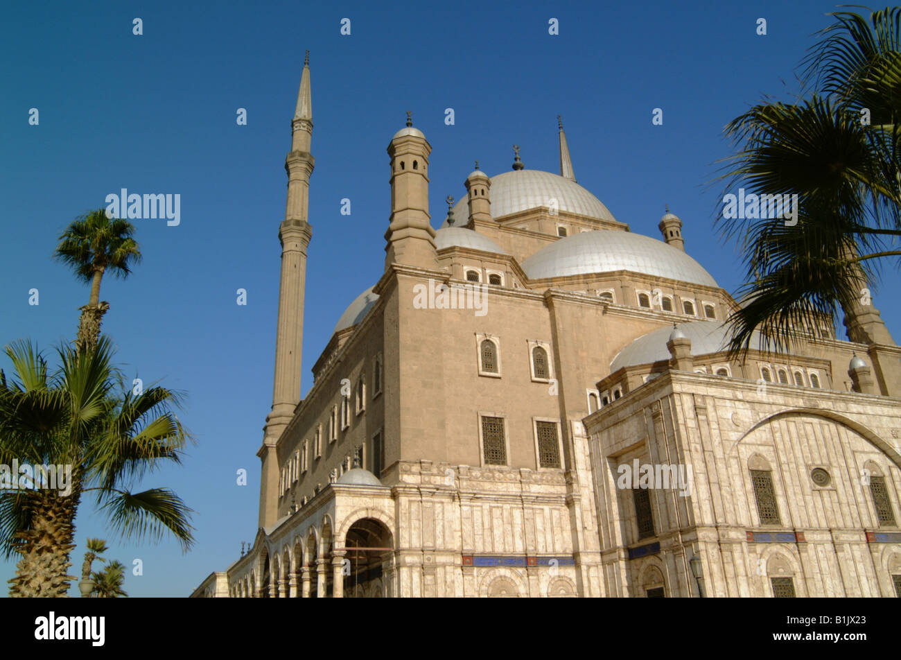 The Citadel Alabaster Mohamed Ali Mosque Cairo Egypt Stock Photo - Alamy