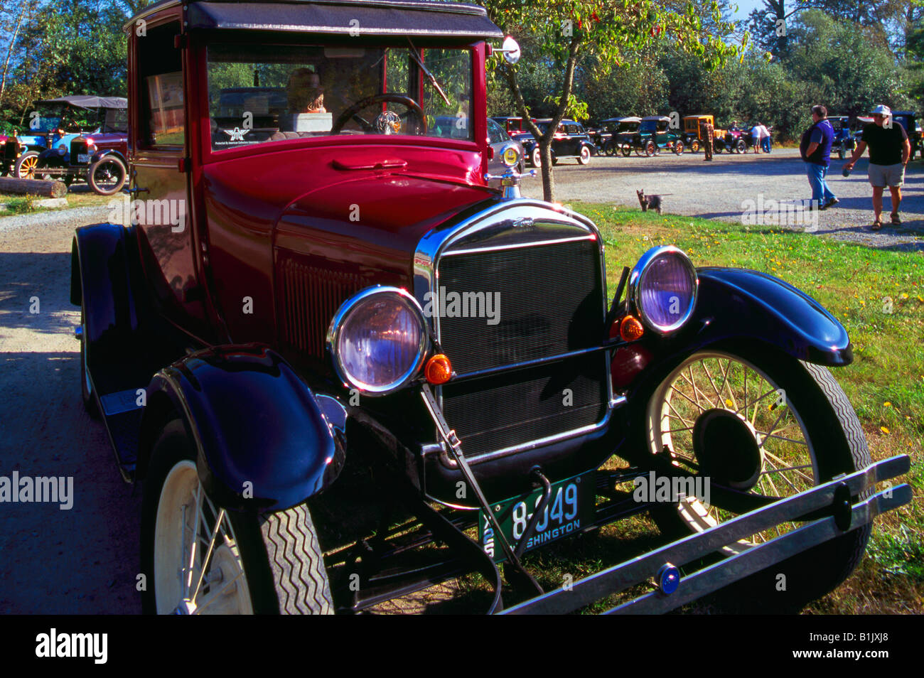 Vintage Ford Model T Cars at a Model T Meet and Rally Stock Photo - Alamy