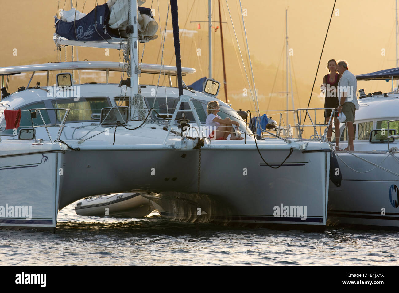 Couple catamaran hi-res stock photography and images - Alamy