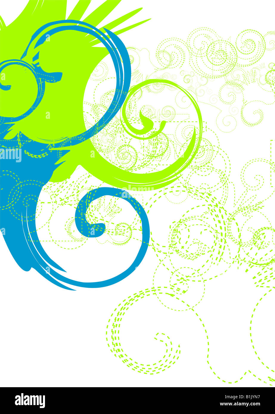 Stylized swirls hi-res stock photography and images - Alamy
