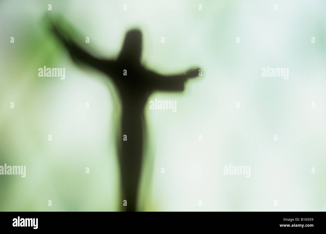 Jesus Arms Outstretched On The Cross