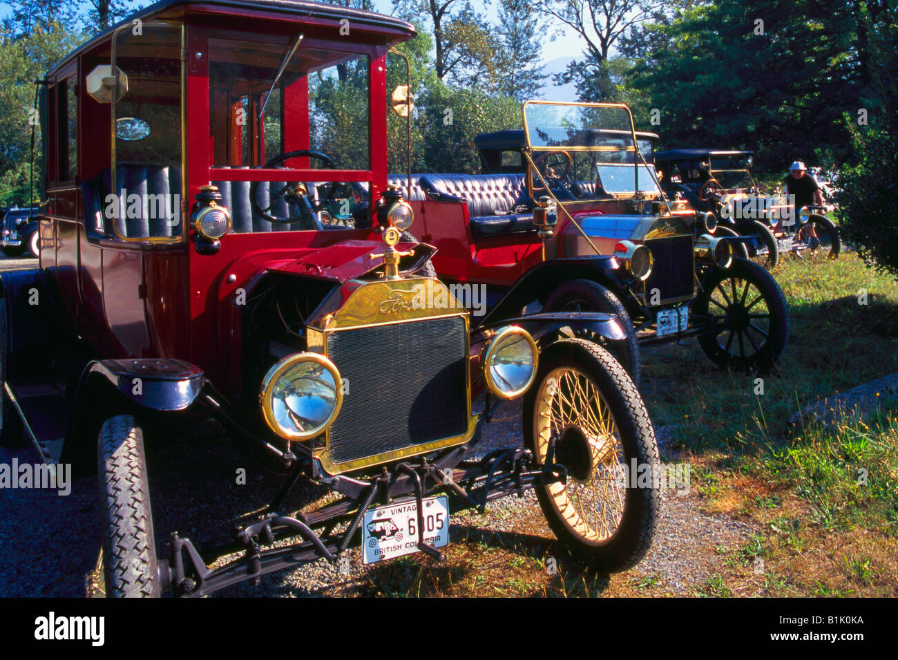 Vintage Ford Model T Cars at a Model T Meet and Rally Stock Photo - Alamy