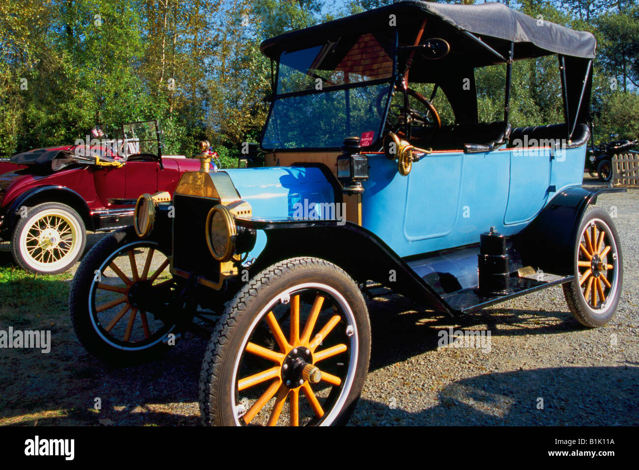 Vintage Ford Model T Cars at a Model T Meet and Rally Stock Photo - Alamy