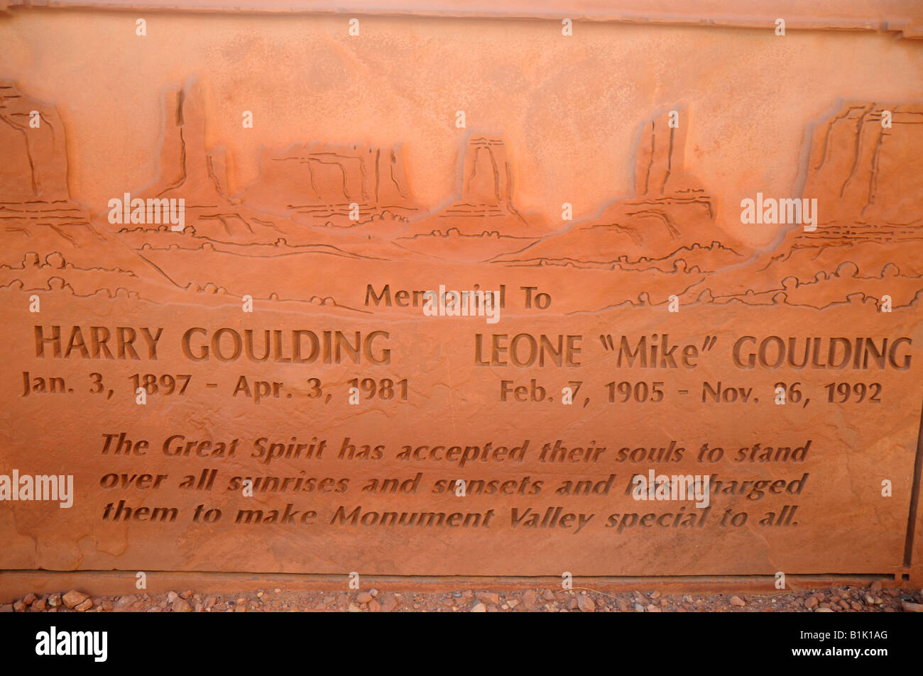 Memorial to Harry and Mike Goulding at Goulding's Lodge Hotel Monument ...