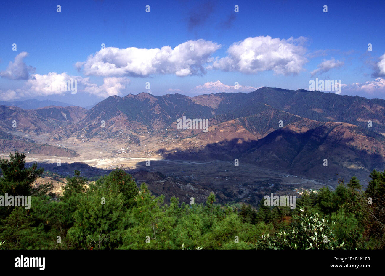 Nepal Himalayas panoramic view of mountains from Daman Stock Photo - Alamy