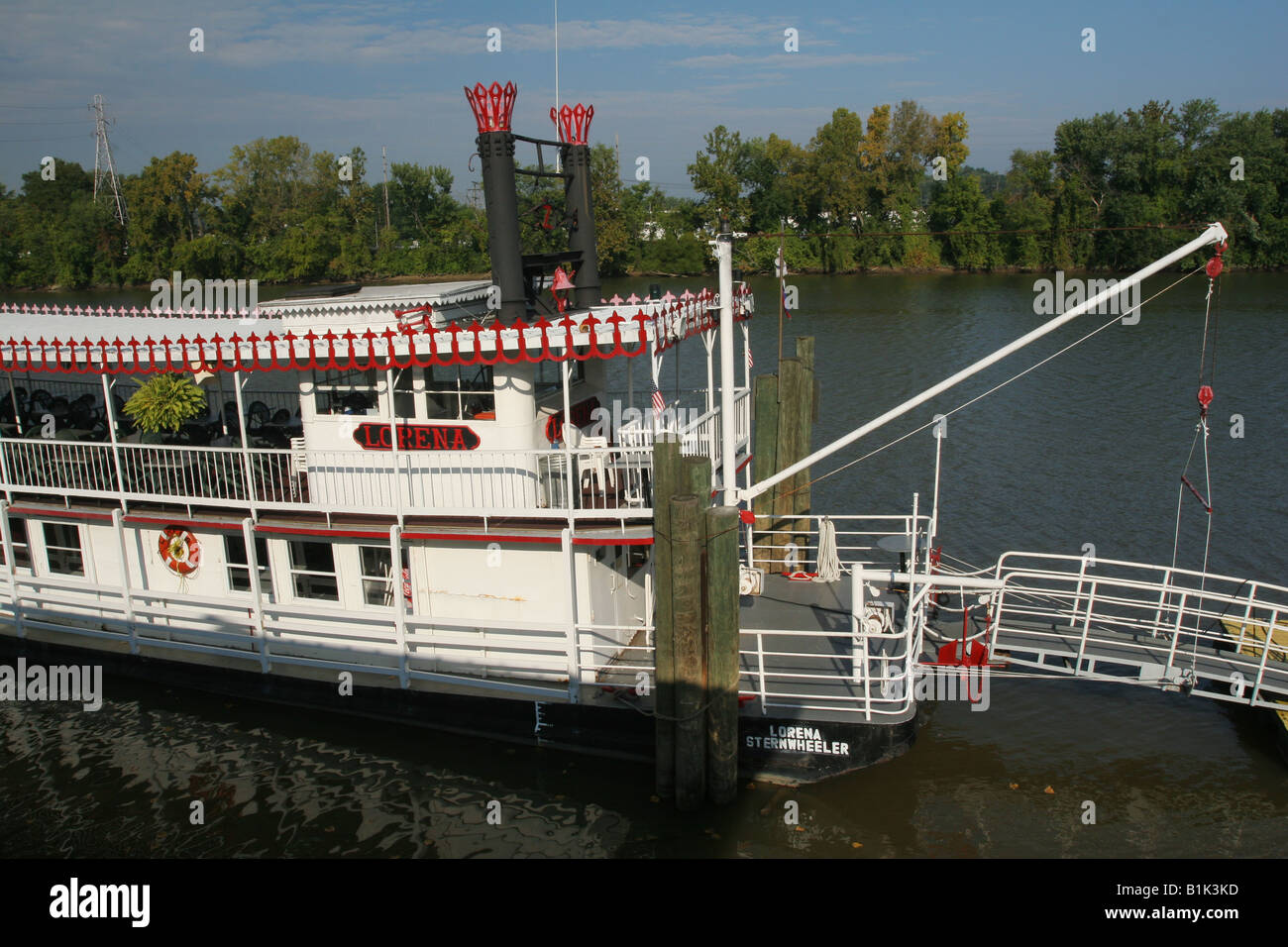Lorena Sternwheeler Boat Zanesville Ohio Stock Photo - Alamy