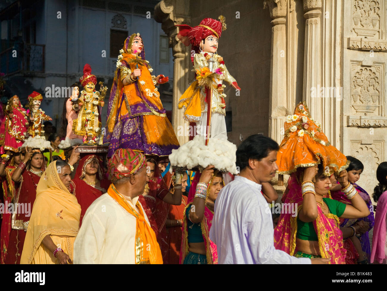 Gangur festival hi-res stock photography and images - Alamy