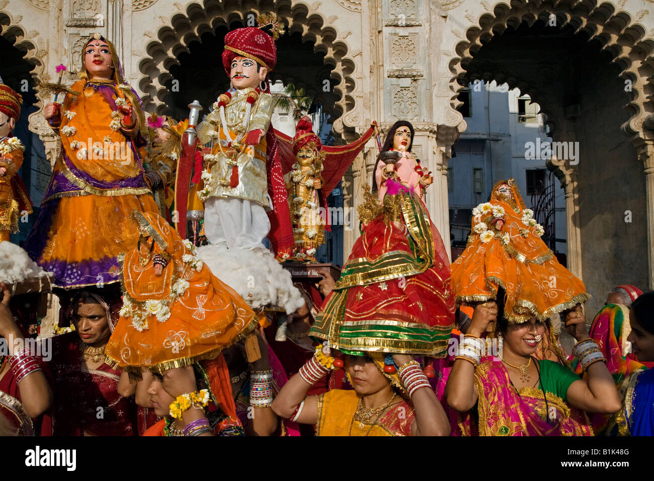 Gangur festival hi-res stock photography and images - Alamy