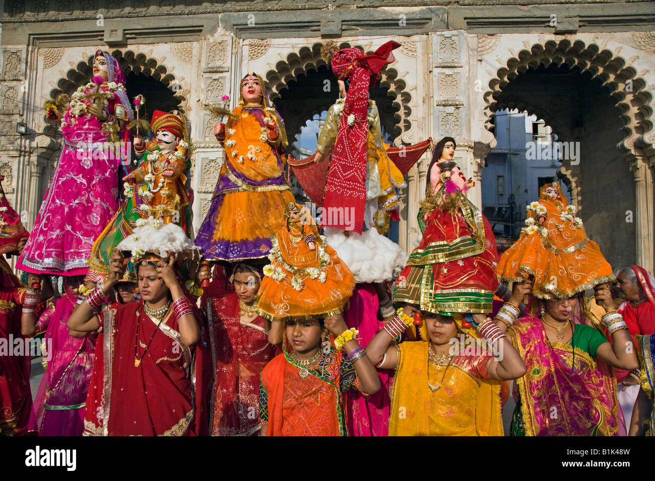 Gangur festival hi-res stock photography and images - Alamy