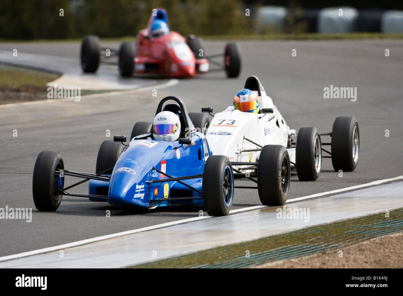 Peter Dalglish racing Callum Holland at British Formula Ford ...