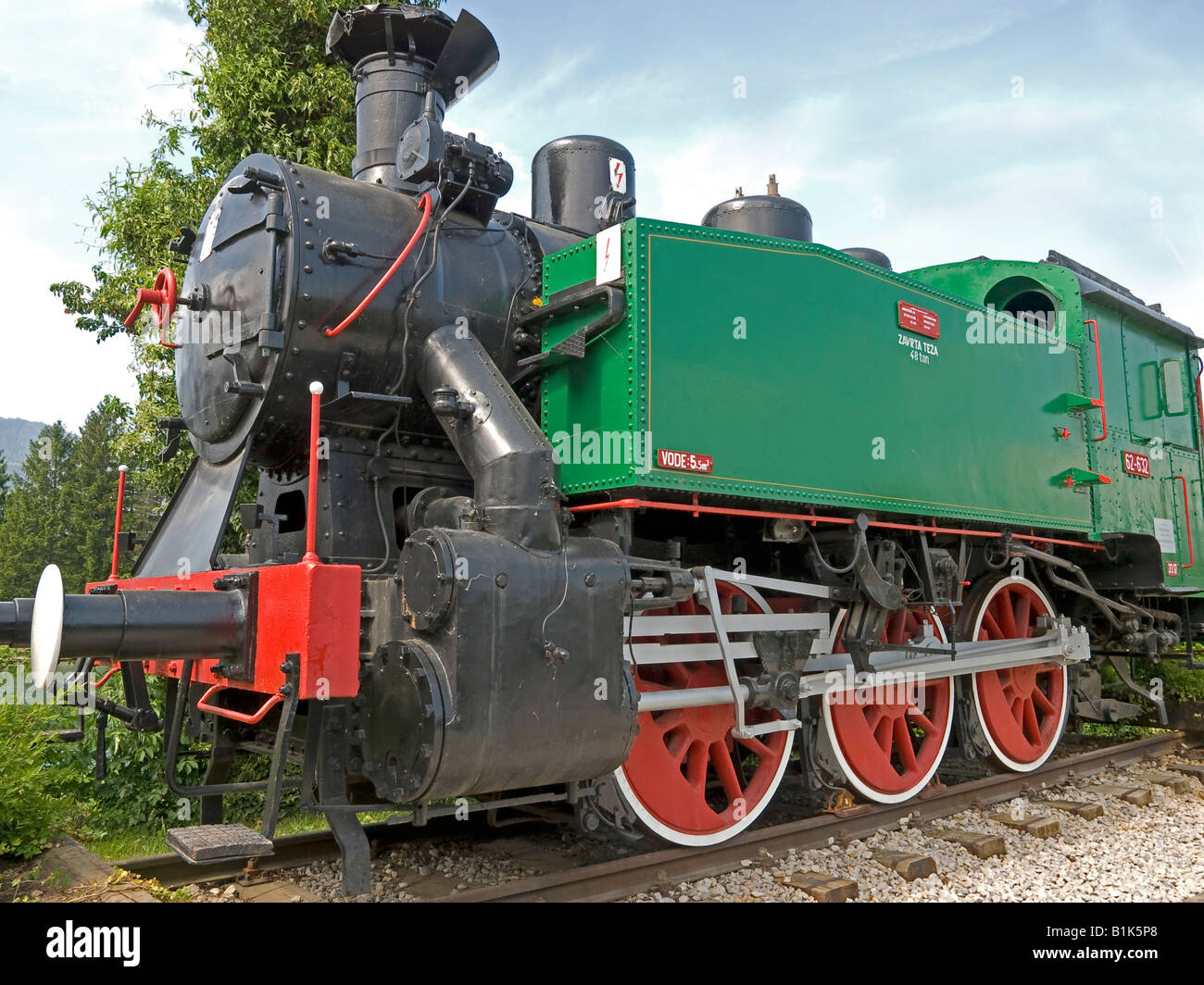 Old steam engine locomotive oldtimer hi-res stock photography and ...