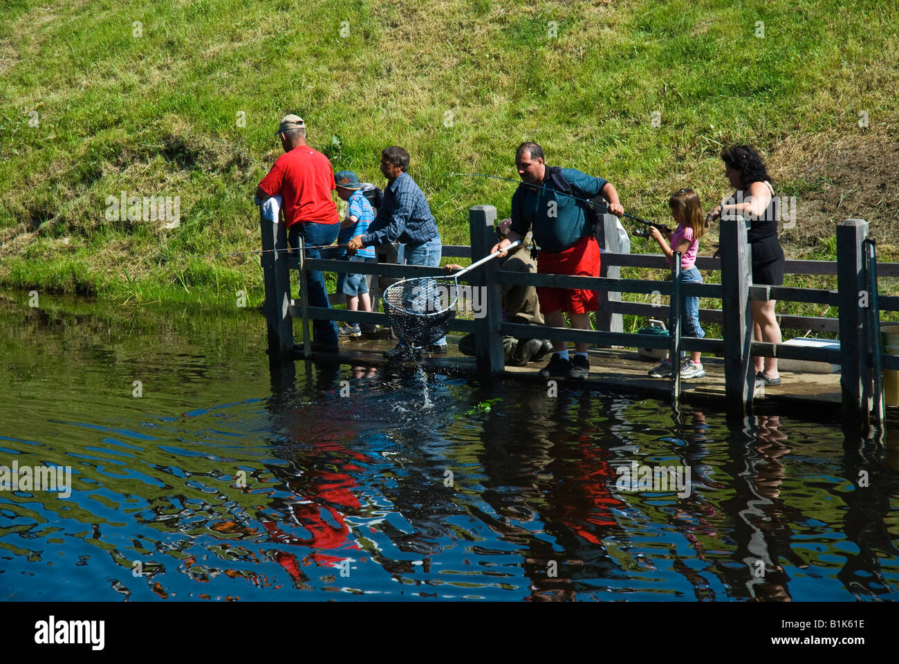 The family in the sport of fishing by introducing young people to ...