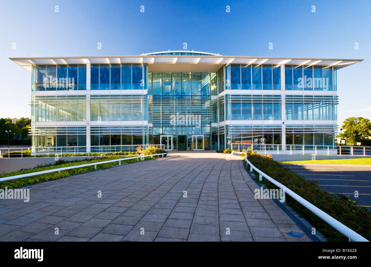 Front of the new modern contemporary Stella office building on ...