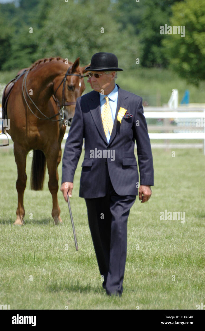 Judge in bowler hat Stock Photo - Alamy