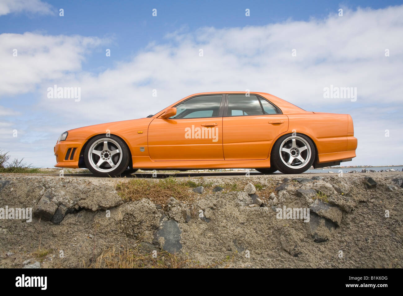 modified R34 Nissan Skyline Stock Photo - Alamy
