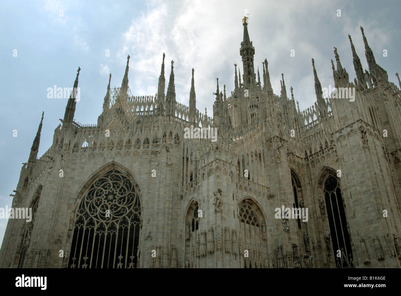 Milan cathedral columns hi-res stock photography and images - Alamy