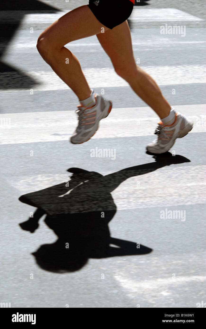 Runner shadow hi-res stock photography and images - Alamy