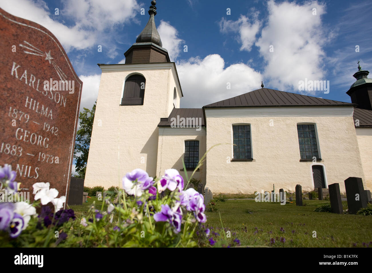 Ostra Ryd Church (Sweden Stock Photo - Alamy