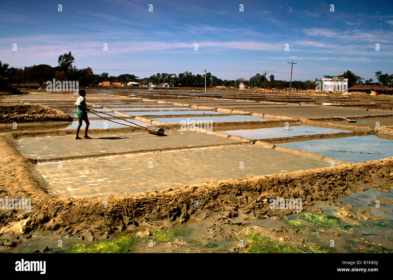Salt production Moheskhali island Near Cox s Bazaar Bangladesh Stock ...