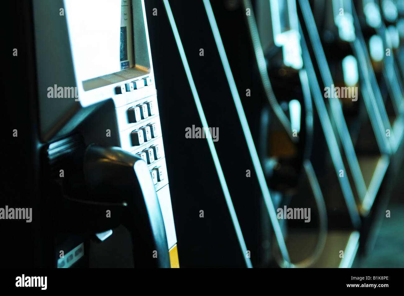 Row of pay phones hi-res stock photography and images - Alamy