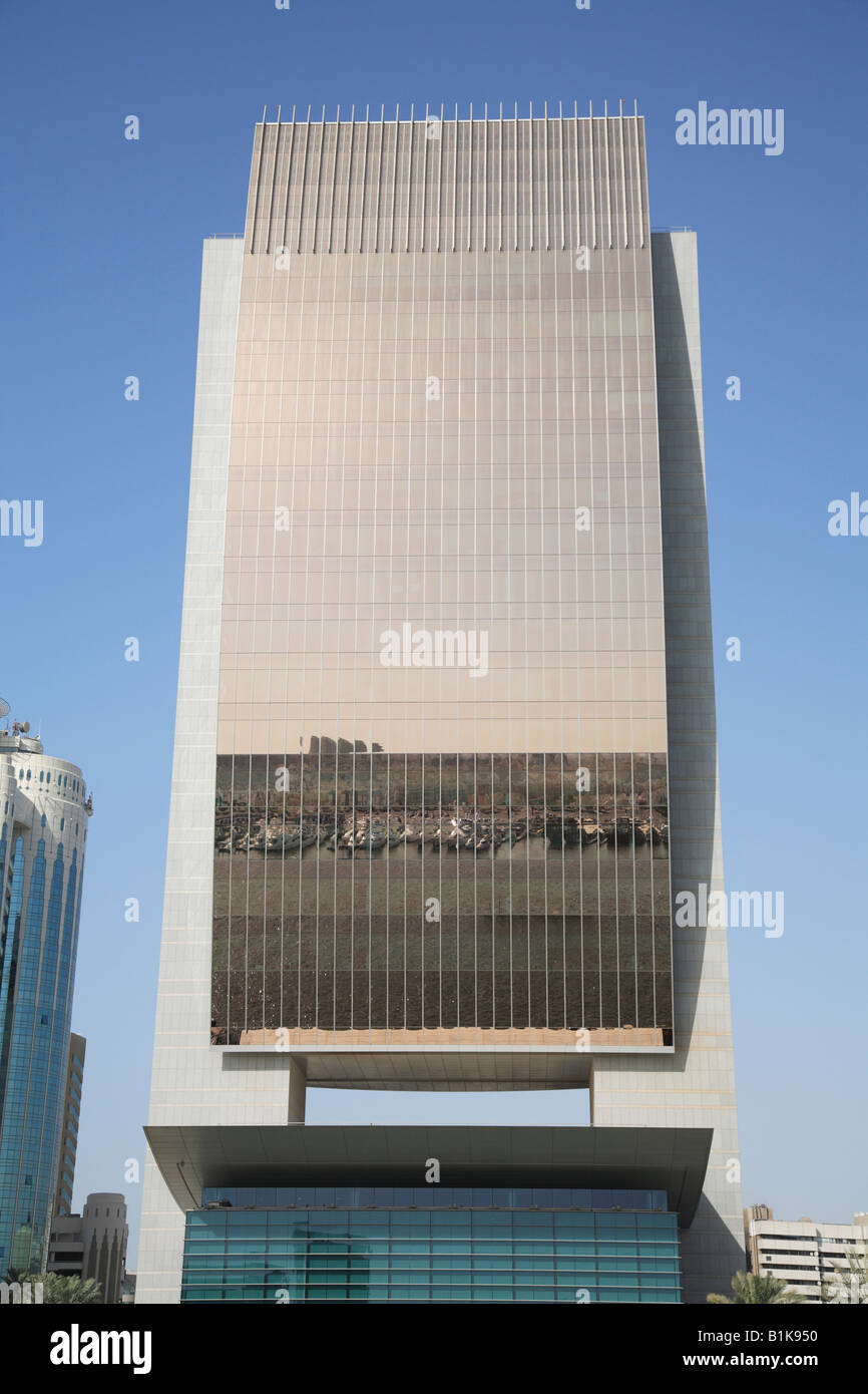 National Bank of Dubai Building Deira Dubai Stock Photo - Alamy