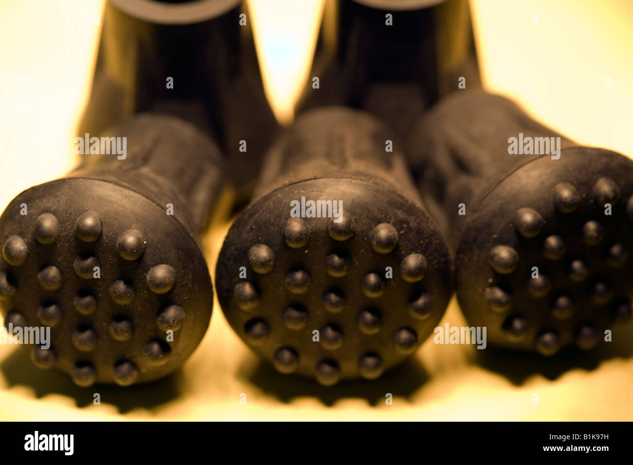 collection of walking stick ferrules for sticks and canes to stop ...