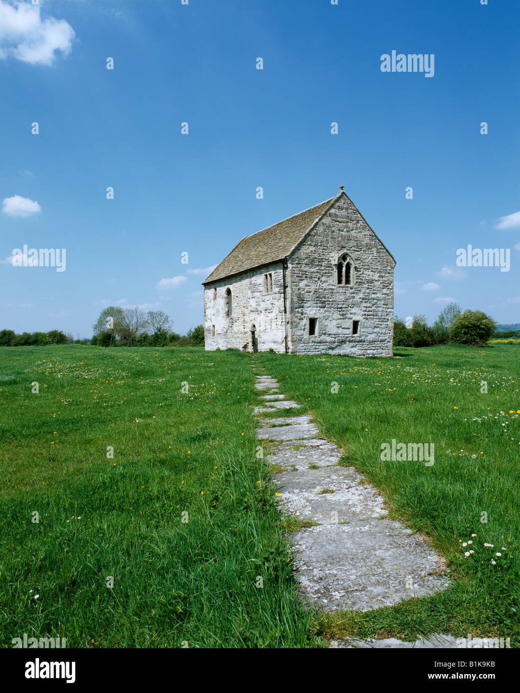 Meare Fish House, also known as Abbots Fish House. A 14th Century Fish ...