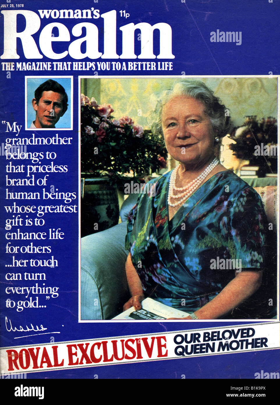 Woman's Realm Magazine 29 July 1978 FOR EDITORIAL USE ONLY Stock Photo ...