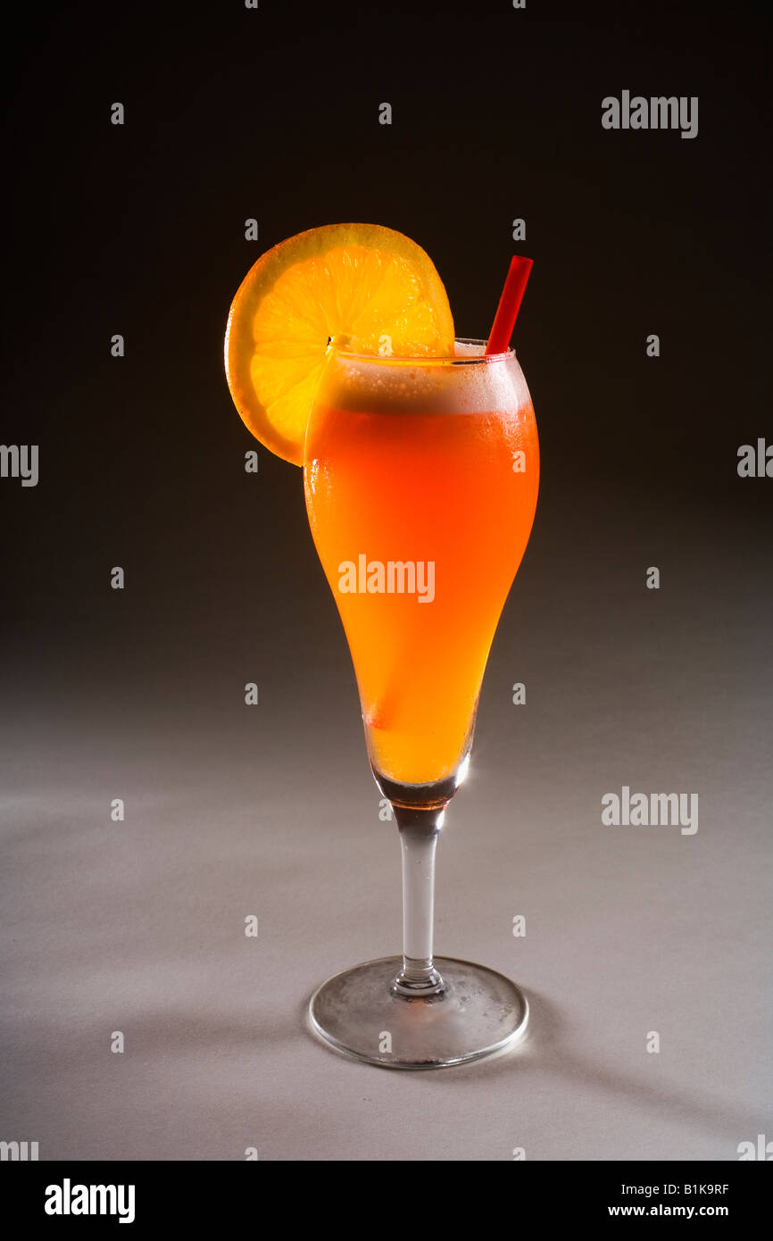 A Hawaiian tropical drink Stock Photo - Alamy
