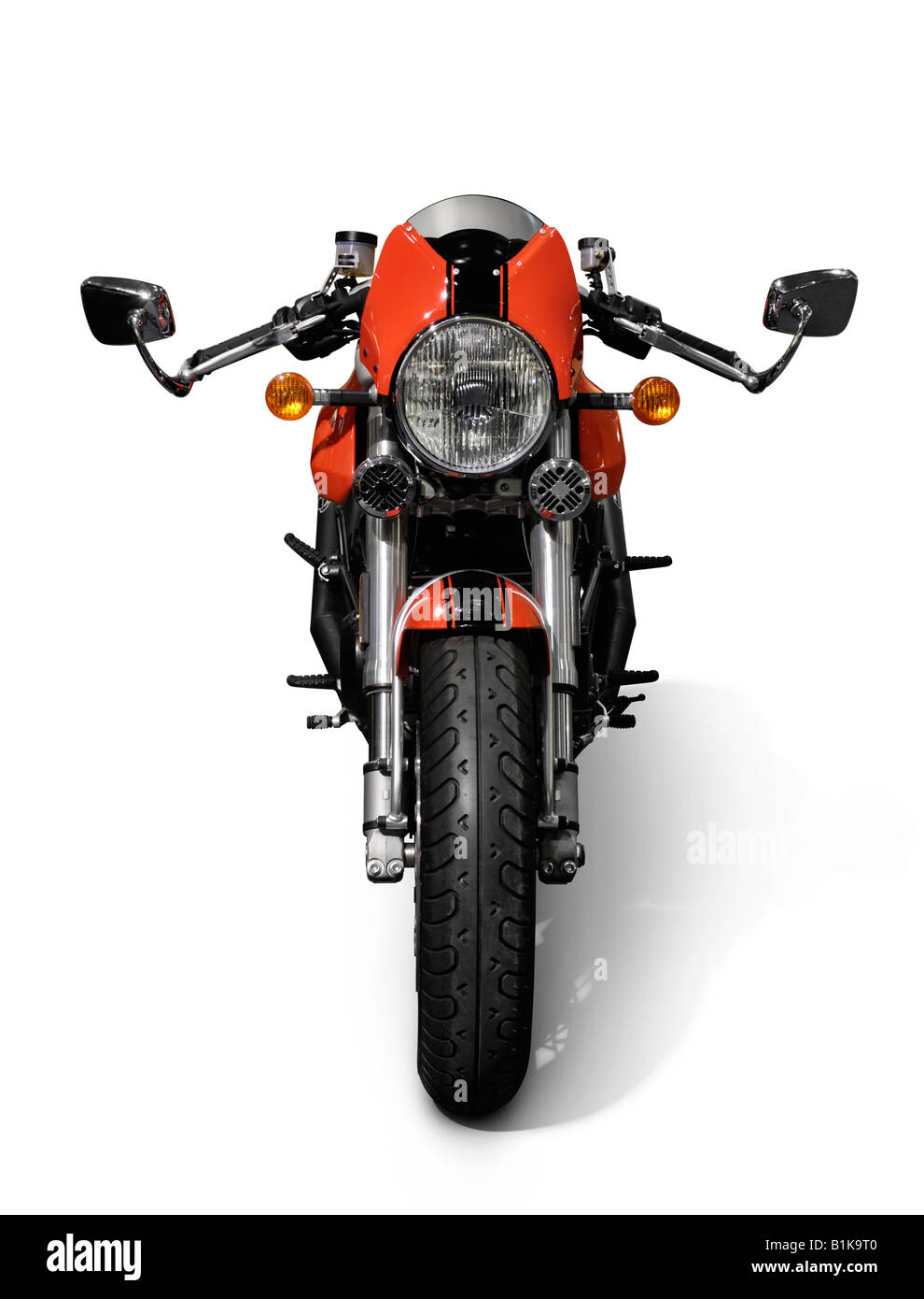 Front view modern motor Cut Out Stock Images & Pictures - Alamy