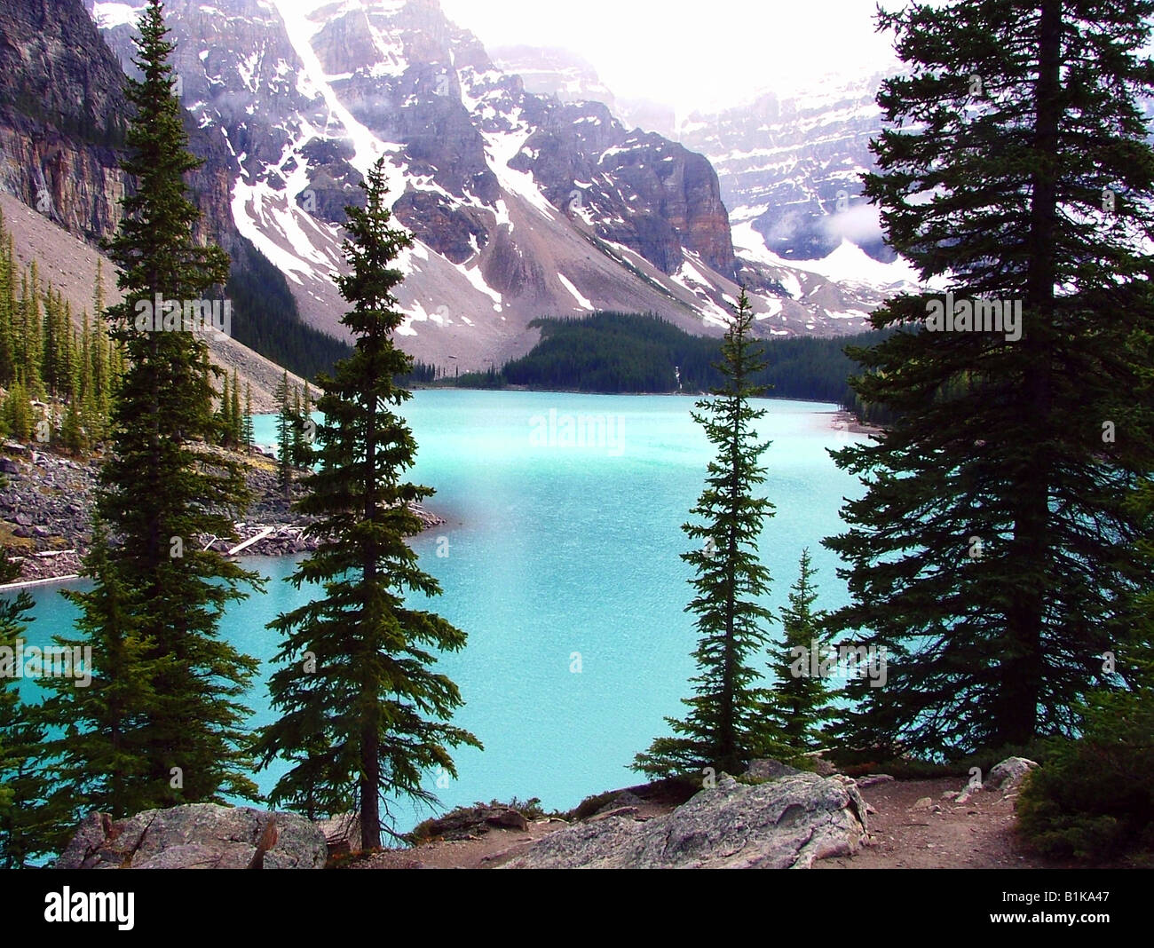 Morraine Lake in Alberta Canada Stock Photo - Alamy