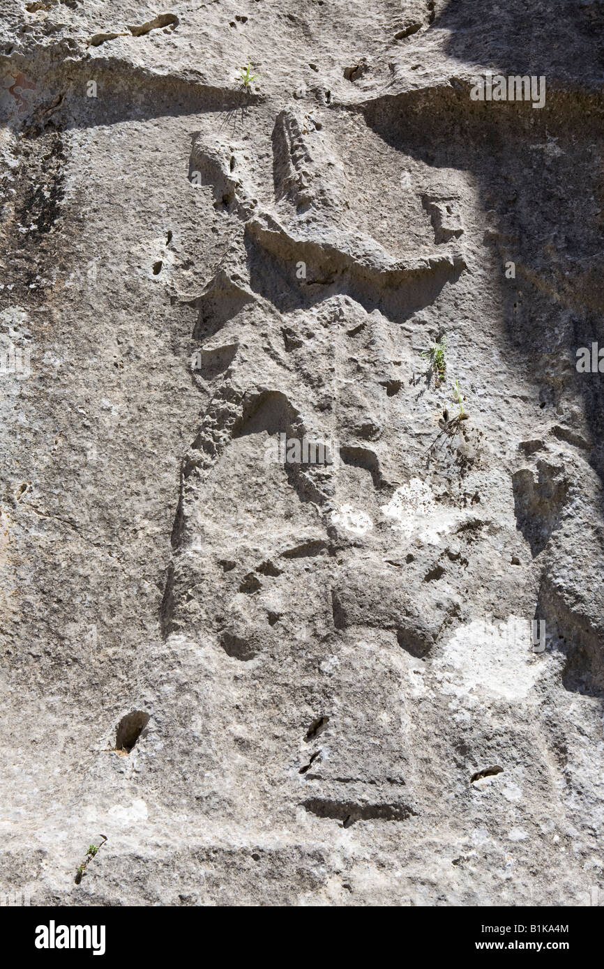 The Weather God Teshub Chamber A at the Hittite Rock Sanctuary of ...