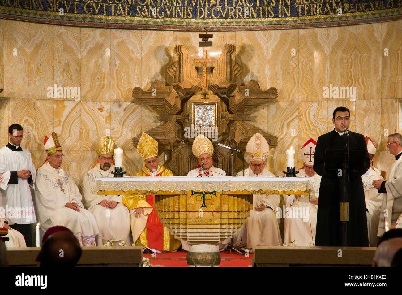 Israel Jerusalem Gethsemani Basilica Thanksgiving mass at Gethsemani ...