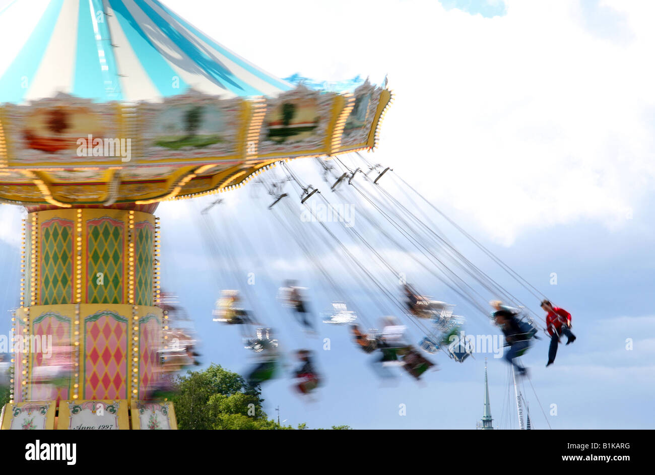 Carousel (action scene Stock Photo - Alamy