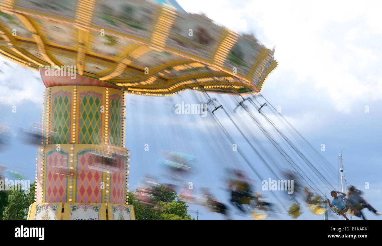 Carousel (action scene Stock Photo - Alamy