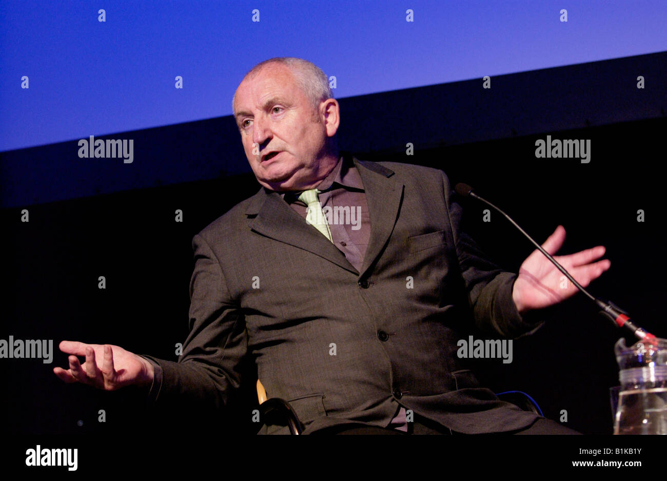 John Bird founder of The Big Issue pictured at Hay Festival 2008 Hay on ...