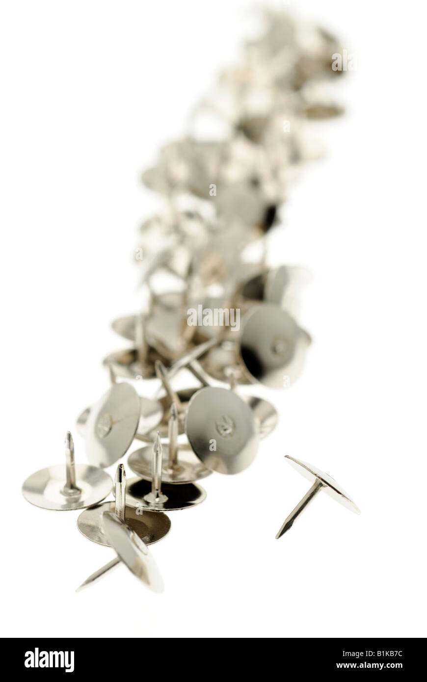 Drawing pins Cut Out Stock Images & Pictures - Alamy