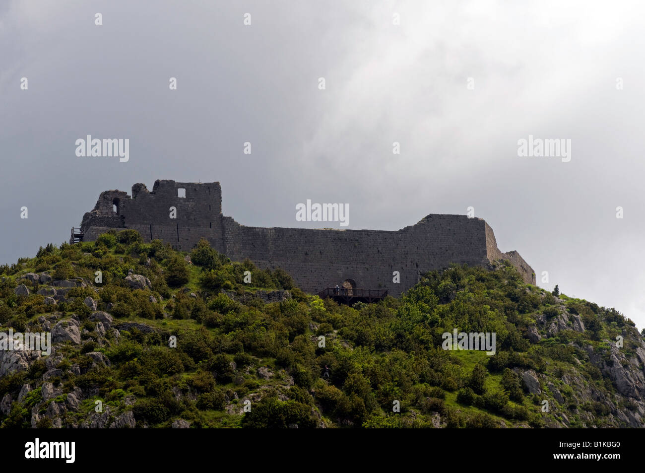 Cathar Fortress, France Stock Photo - Alamy