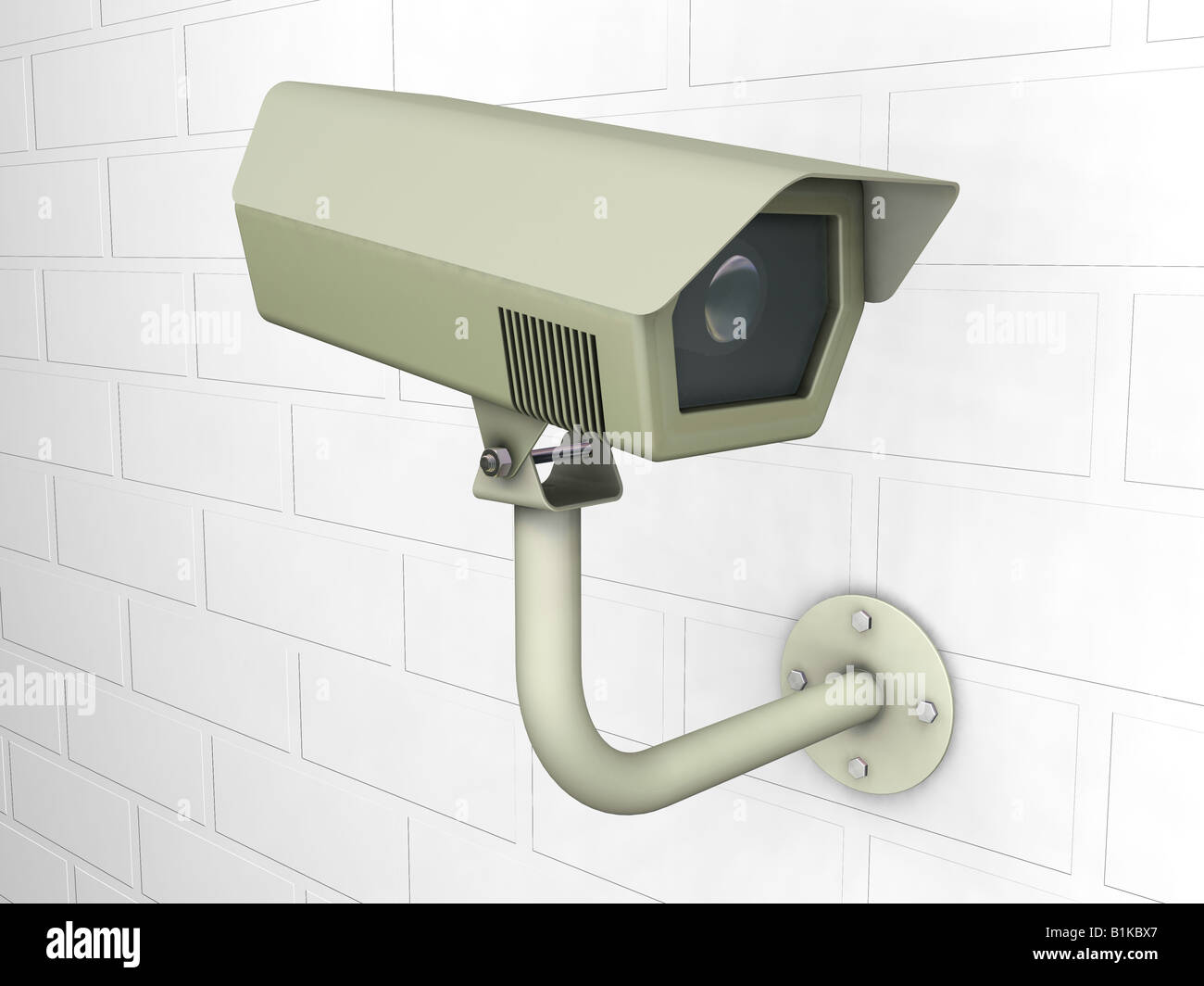 3D render of a security camera Stock Photo - Alamy