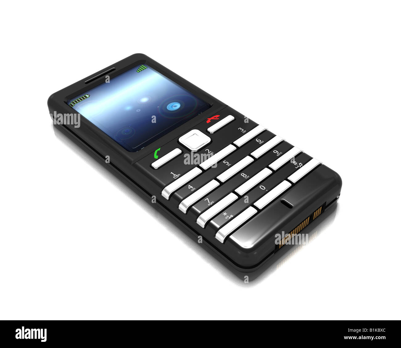 3D render of a mobile phone Stock Photo - Alamy