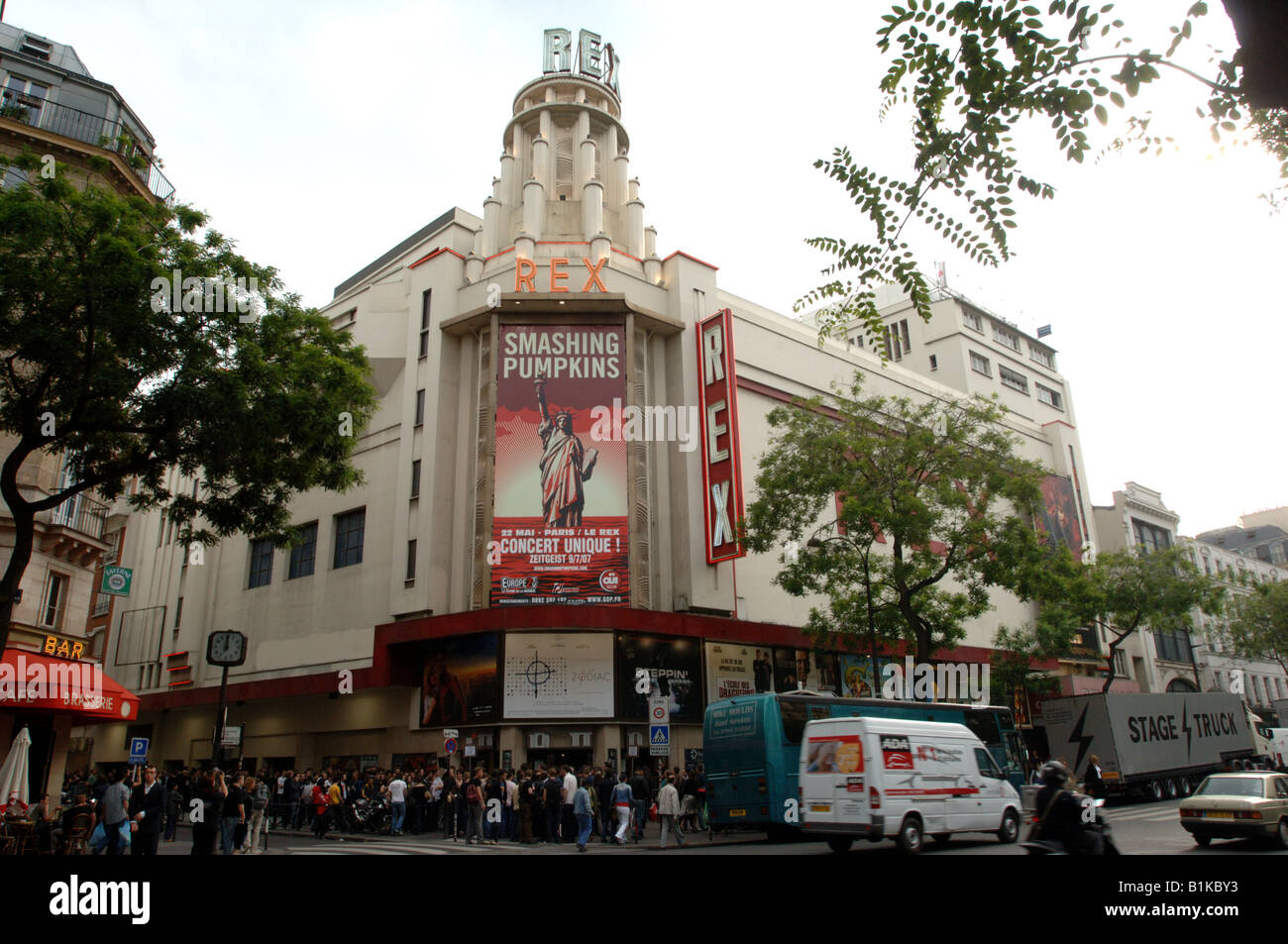 The Rex Theatre Paris France Stock Photo - Alamy